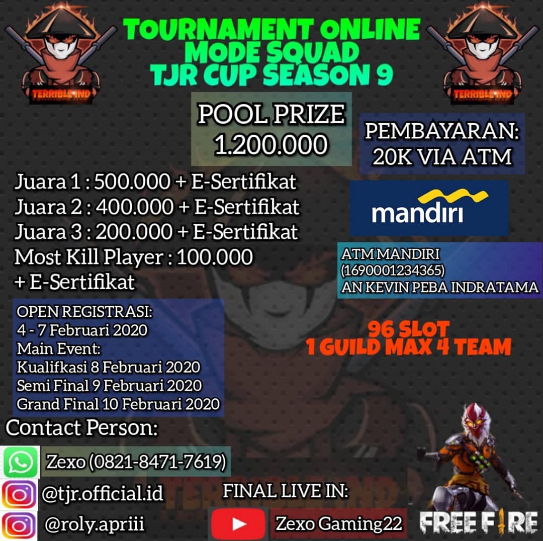 Biar Lebih Banyak Peminat, Berikut Tips Membuat Banner Turnamen Free Fire!