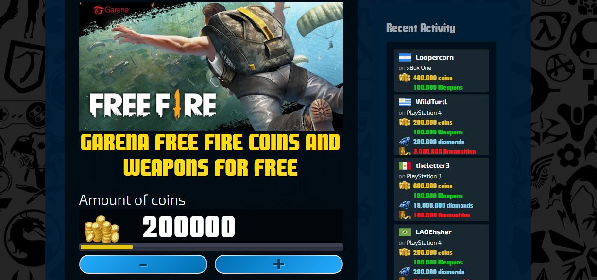 Contoh Generator Diamond yang Bisa Mencuri Akun Free Fire Kalian!