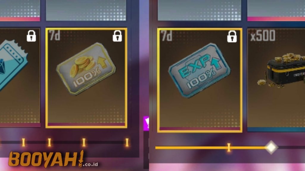 Cara Mendapatkan Kartu Penambah EXP dan Gold di Free Fire