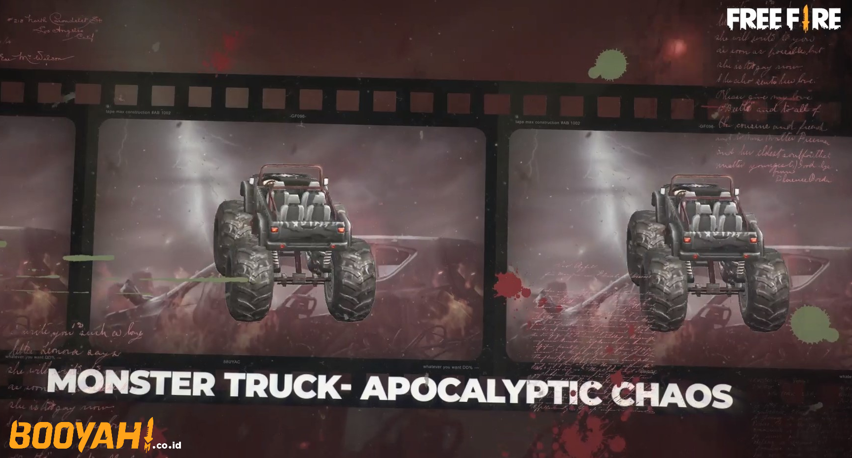 Melihat Lebih Dekat Skin Mobil Monster Pertama di Free Fire ...