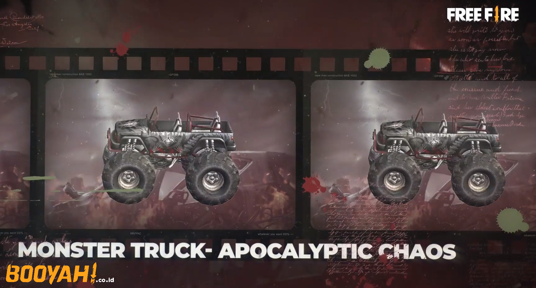Melihat Lebih Dekat Skin Mobil Monster Pertama di Free Fire ...