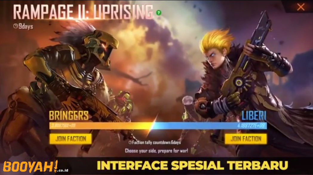 Hadirkan Special Interface Rampage, Tampilan In-Game Free Fire Jadi ...