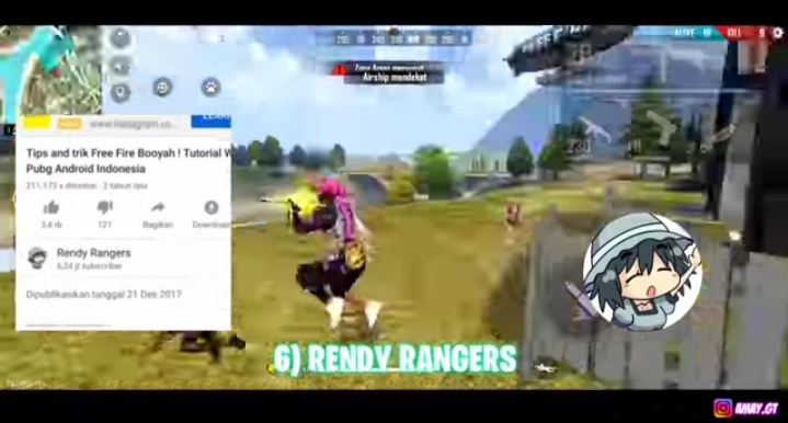 Amay GT Ungkap 7 YouTuber Free Fire Pertama di Indonesia