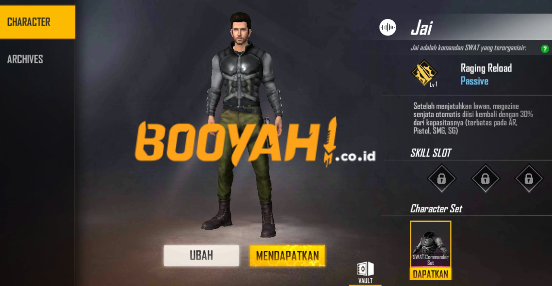 Menengok Kelebihan dan Kekurangan Karakter Jai Free Fire (FF)!