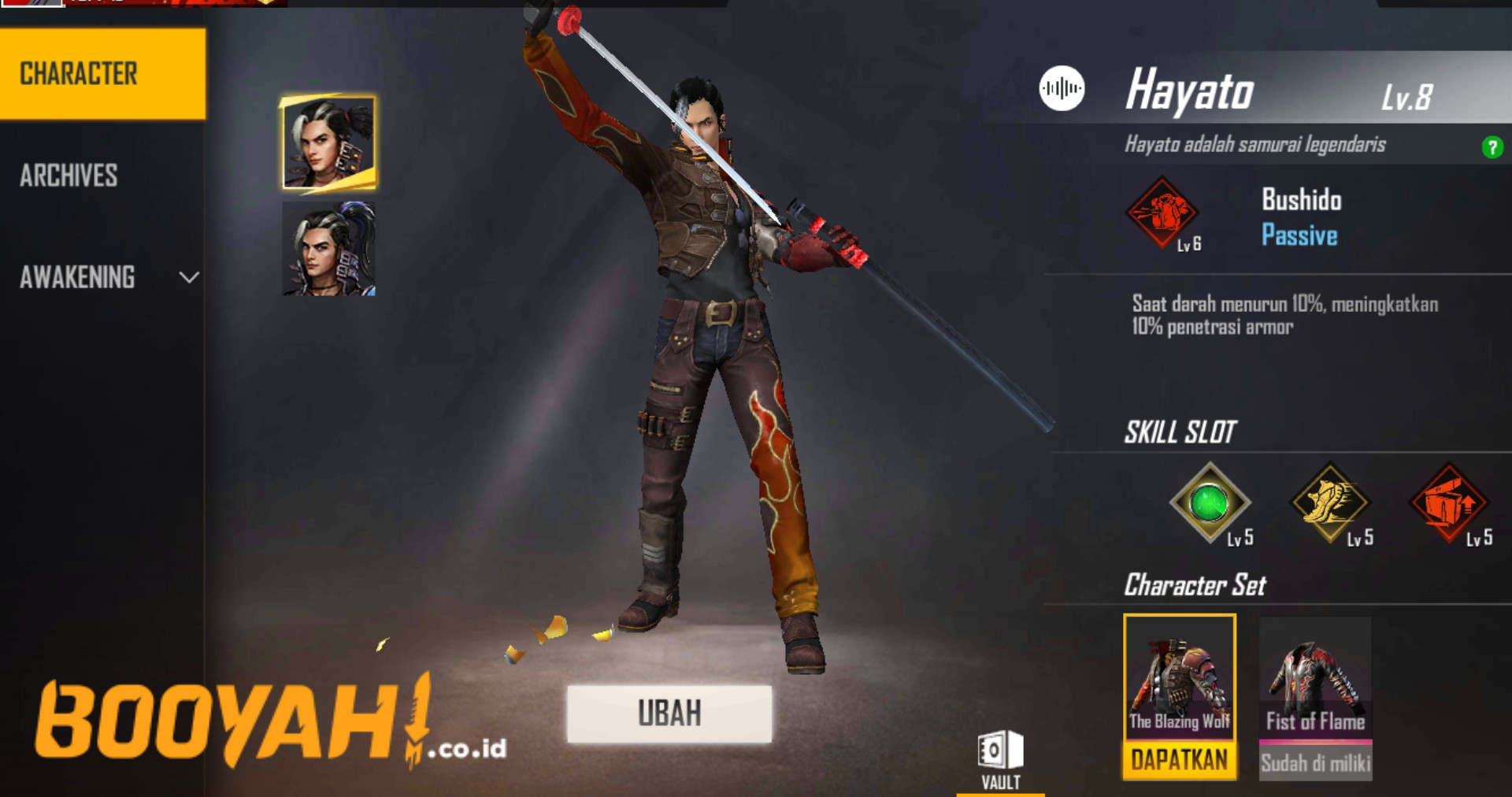 Fakta Menarik Tentang Katana Free Fire (FF) yang Perlu Kalian Ketahui