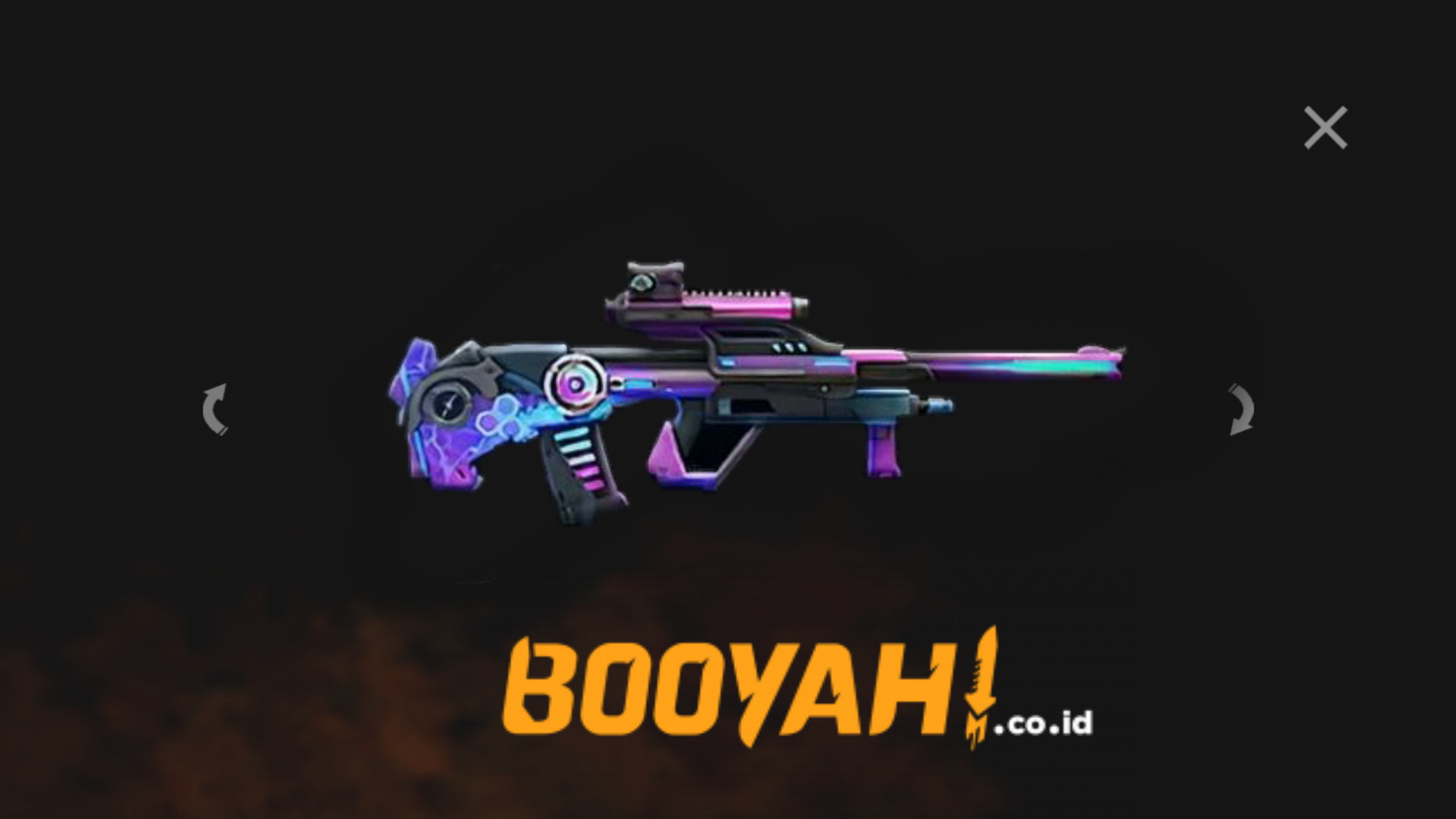 AUG - Cyber Bounty Hunter, Gun Skin AUG Terbaik di Free Fire (FF)?