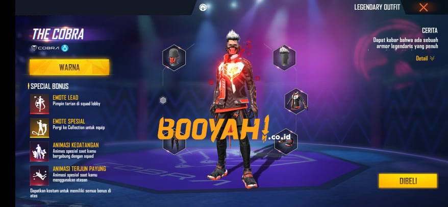 Bundle Evo Cobra Rage Hadir di Completion Gacha Baru Free Fire (FF)!