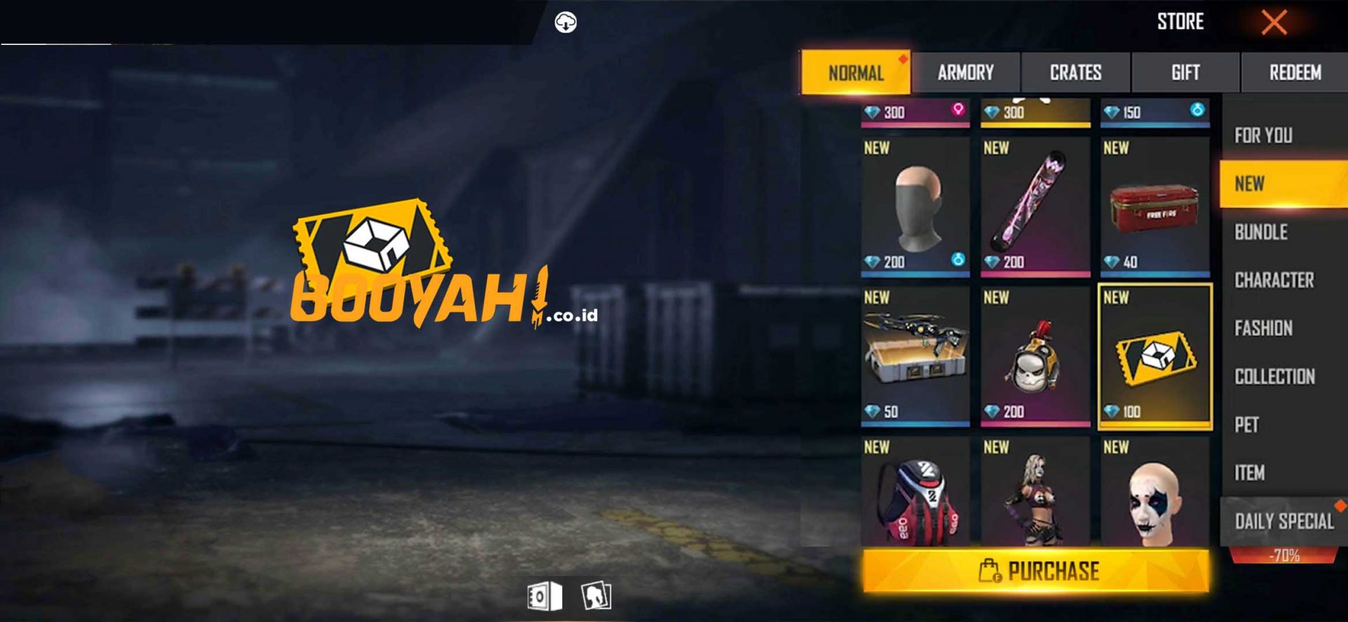 Custom Room Card FF Bakal Bisa Dibeli dengan Harga 100 Diamond!