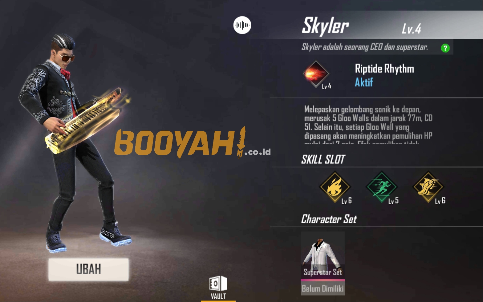 Rekomendasi Kombinasi Skill Karakter Skyler di Free Fire (FF)!