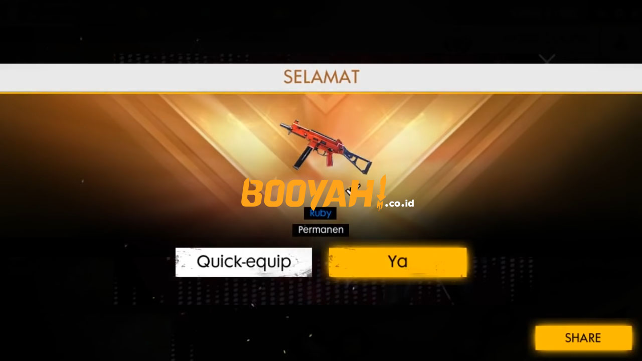 Mengenal UMP Ruby, Gun Skin Old Free Fire (FF) yang Unik!