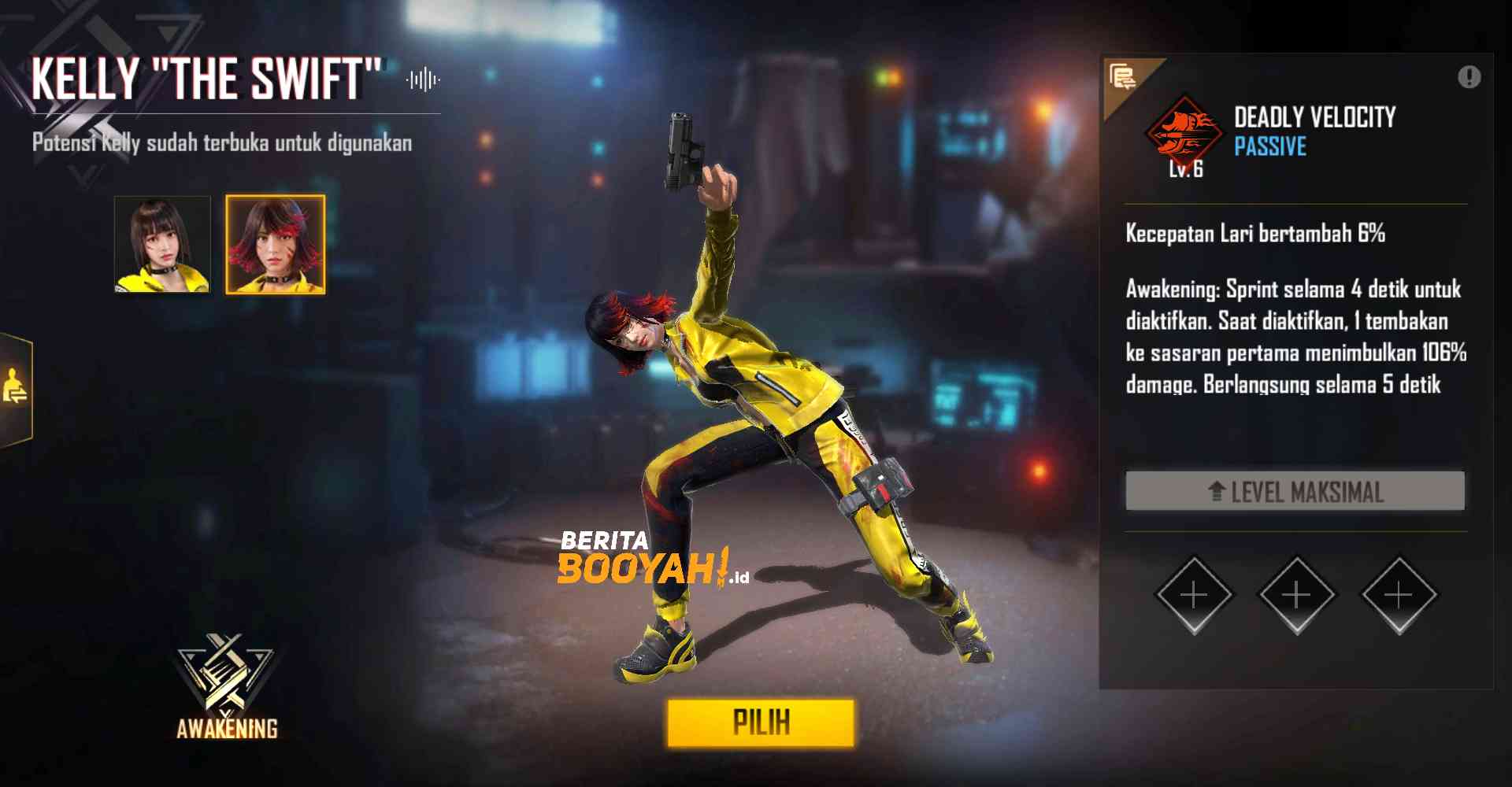 Inilah Daftar Karakter Awakening yang Ada di Free Fire (FF)!