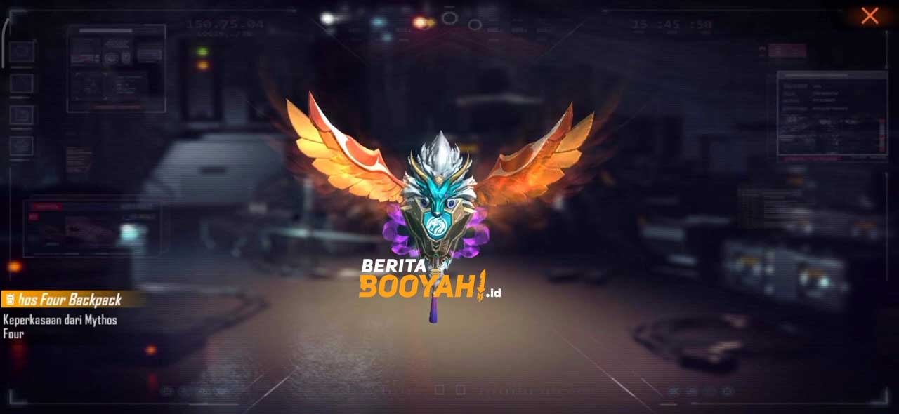 Miliki Backpack Mythos Four FF di Bonus Top Up Terbaru Free Fire!