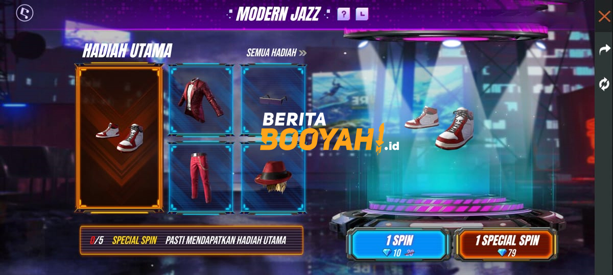 Sepatu Jordan FF Rilis dalam Event Collection Party Free Fire!
