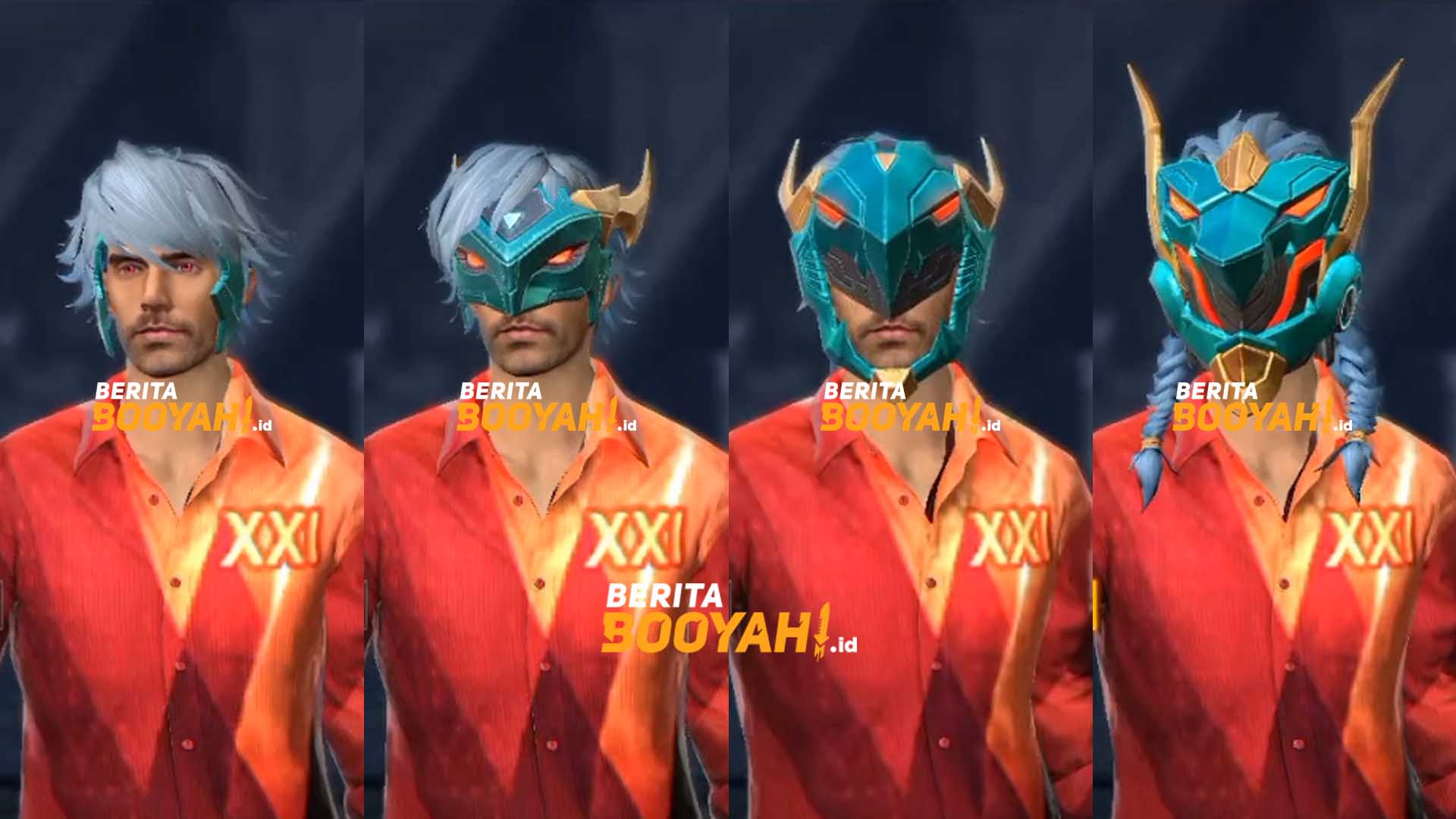 Rampage New Dawn Head, Skin Kepala FF Gratis yang Bisa Upgrade!