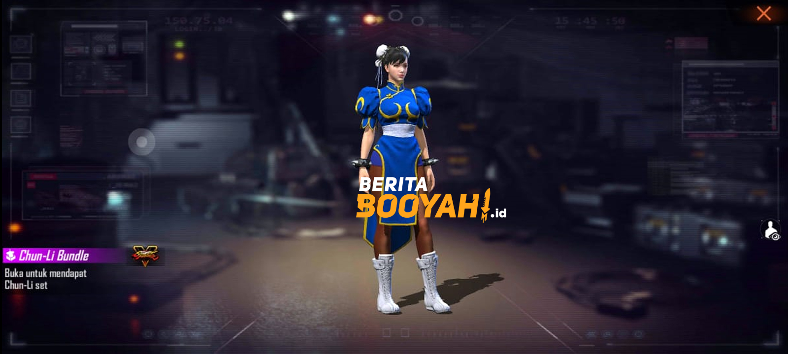 Bundle Chun-Li FF Hadir di Event Collection Party Free Fire!