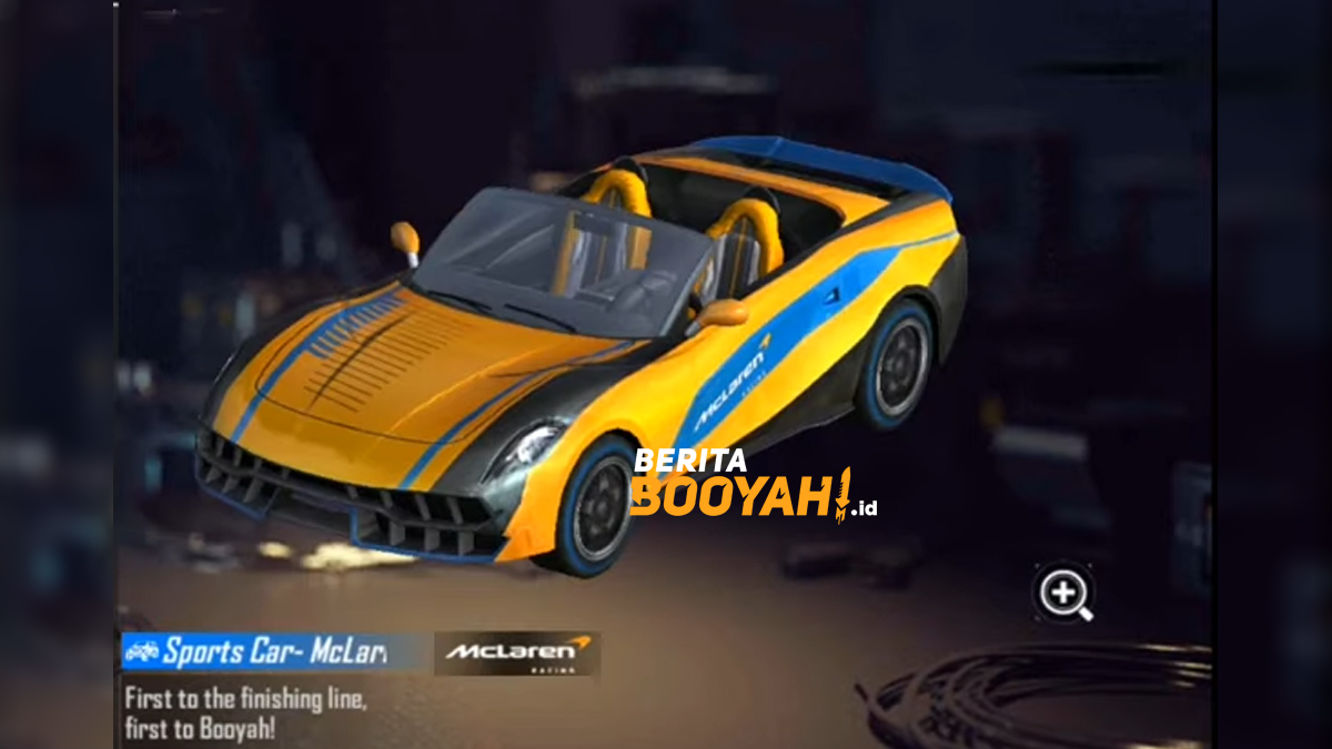 McLaren Racing, Skin Sports Car FF di Bonus Top Up Terbaru Free Fire!