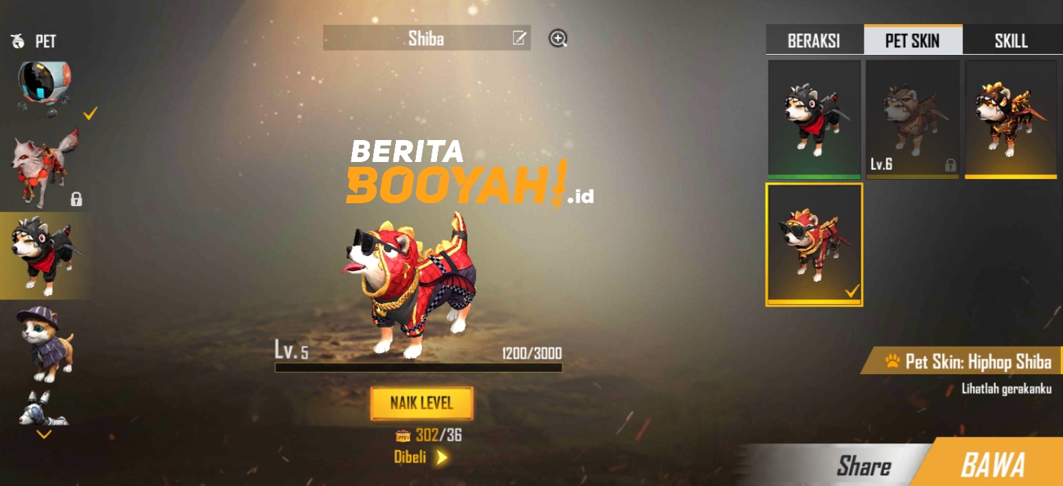 5 Skin Pet FF Ini Bisa Digunakan Menyambut Hari Merdeka di Free Fire!