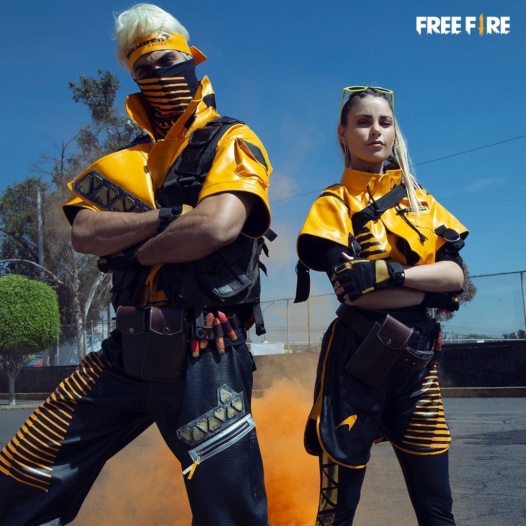 Cosplay Duo Bundle Free Fire x McLaren Tampil Keren dan Memukau!