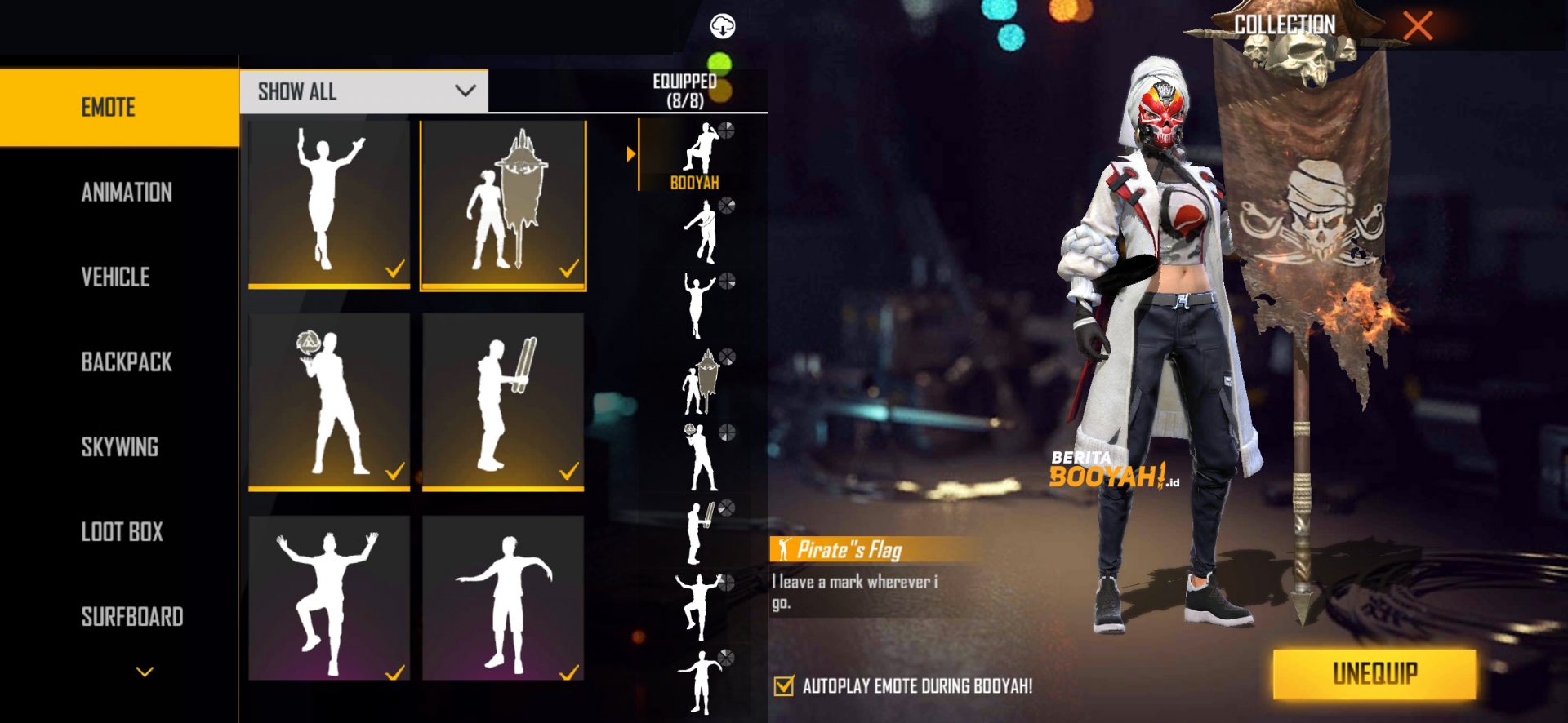 5 Emote dengan Special Efek Terbaik di Free Fire Versi Berita Booyah!