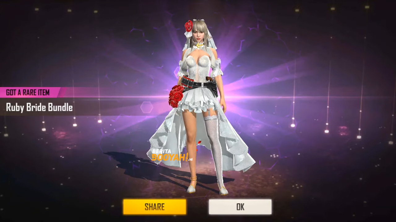 Bundle Ruby Bride FF, Bocoran Event Mystery Crate Terbaru Free Fire!