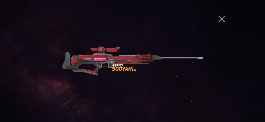 Treatment Sniper FF Dapatkan Gun Skin Pertamanya, Skin Infiltrated Red!
