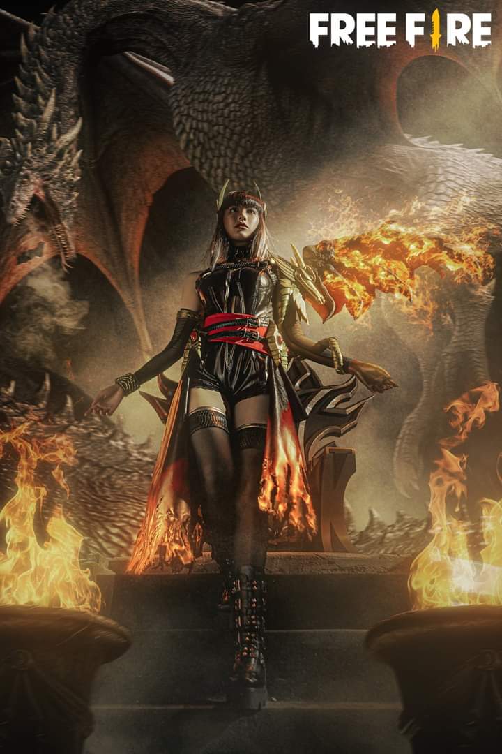Cosplay Elite Pass Inferno Range Free Fire (FF) Ini Tampil Keren Abis!