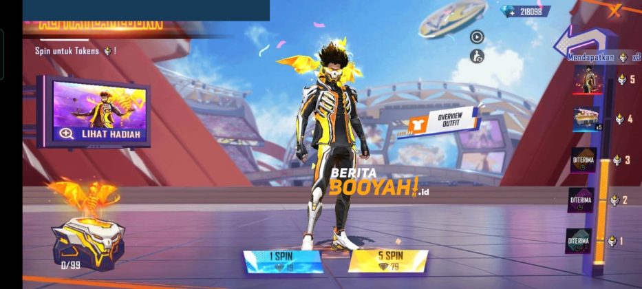 Evo Bundle Alpha Flameborn Free Fire (FF) Hadir di Completion Gacha!