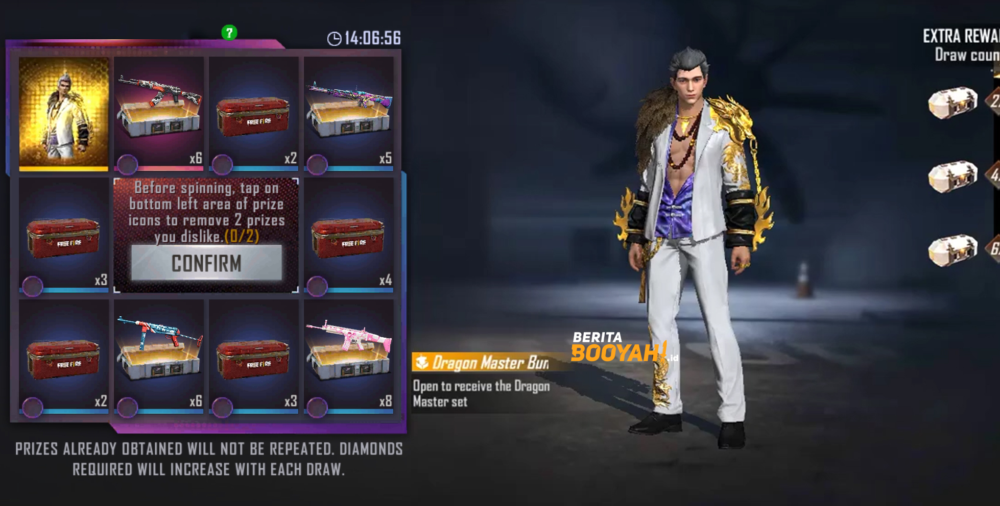 Bundle Dragon Master Free Fire (FF), Bundle Baru di Faded Wheel!