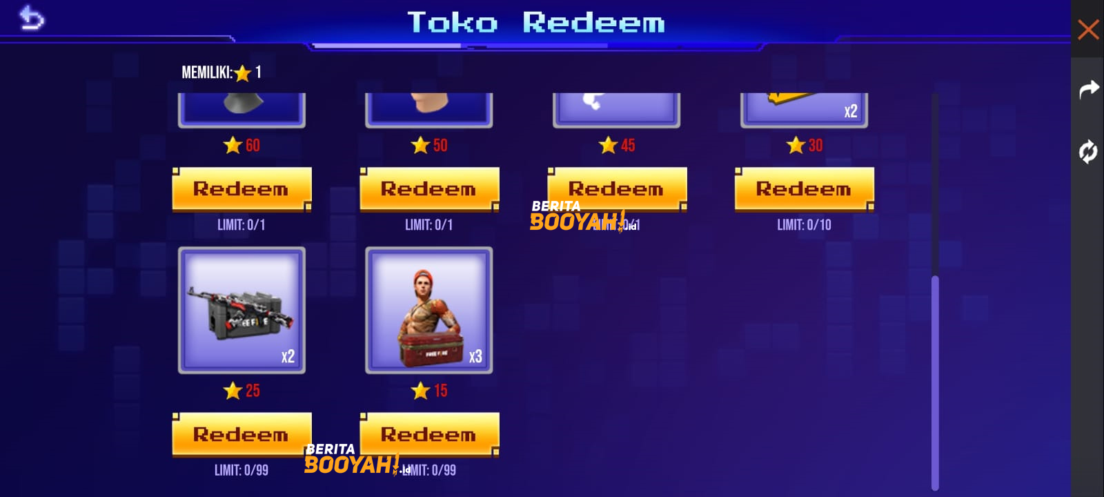 Sunscale Serpent Free Fire (FF), Bundle Baru di Event Gaming Dice!