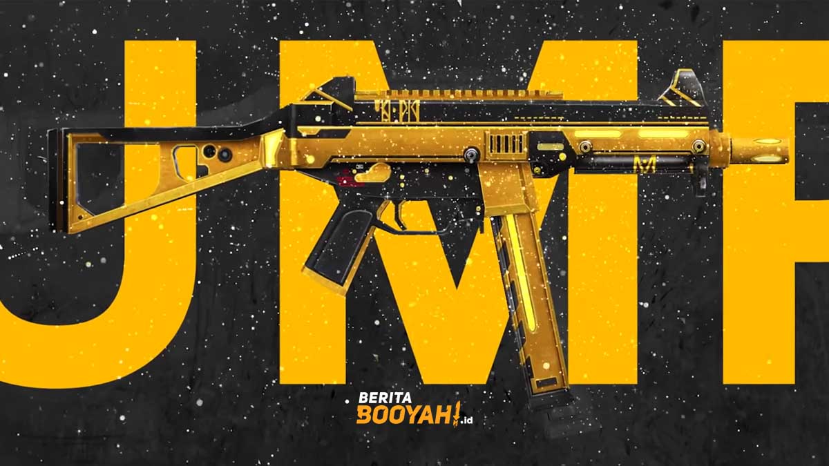 UMP The Golden FF, Hadiah Clash Squad Rank Free Fire Season 10!
