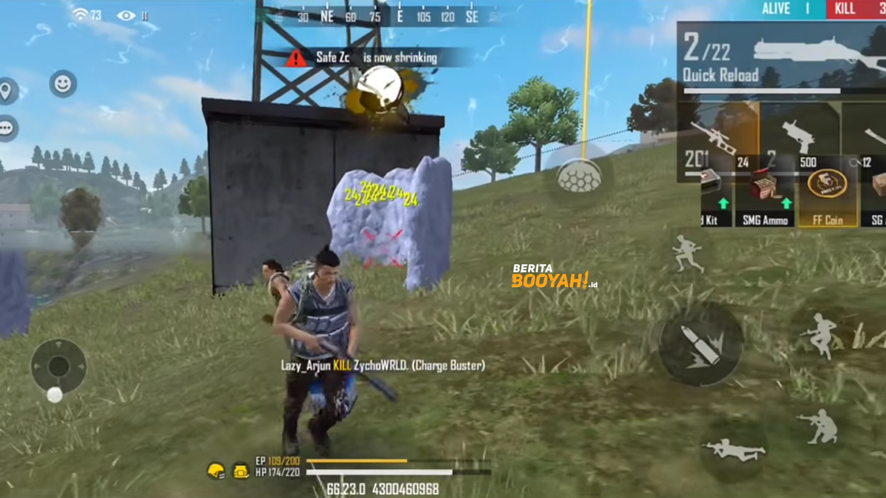 Inilah Alasan Kenapa Charge Buster FF Menjadi Senjata Unik di Free Fire!