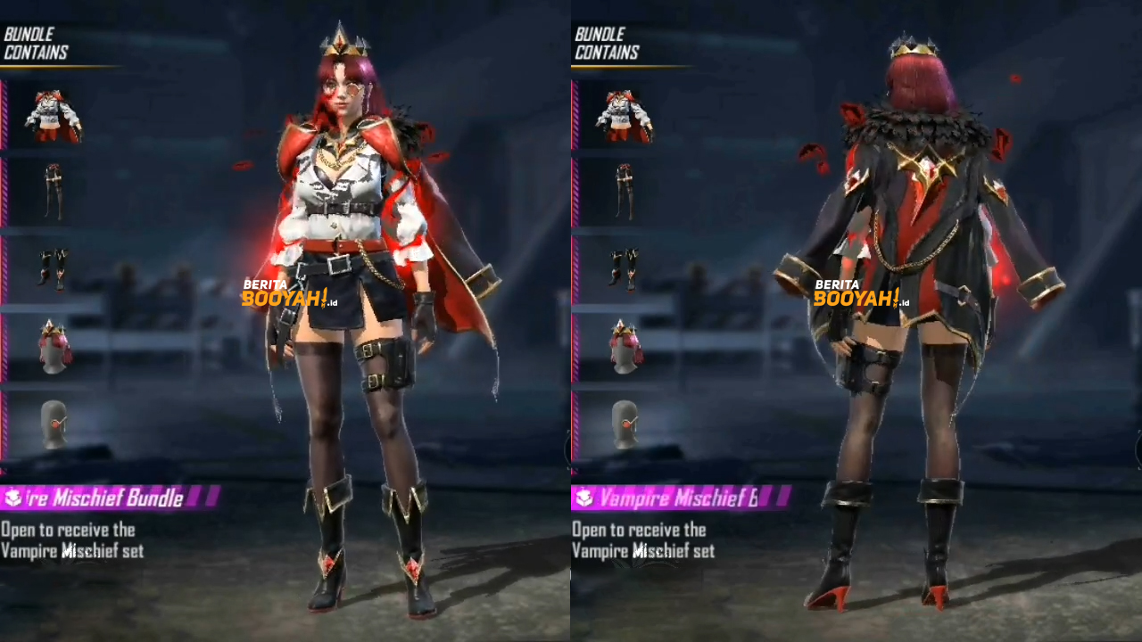 Bundle Vampire Malevolence dan Mischief FF hadir di Event Two Birds One ...