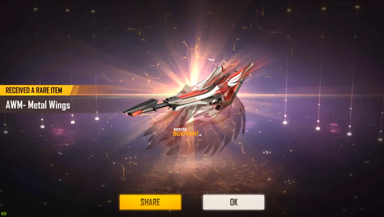 Miliki Gun Skin AWM dan Desert Eagle Metal Wings FF di Event BullsEye ...