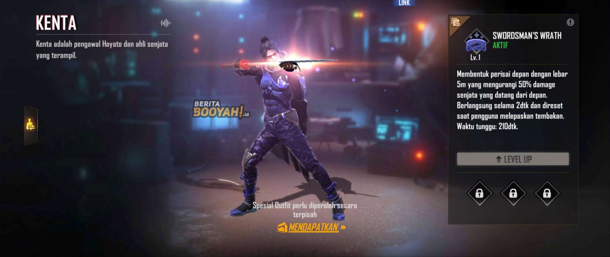 Melihat Kemampuan Karakter Baru Kenta, Cocok untuk Barbar di Free Fire?