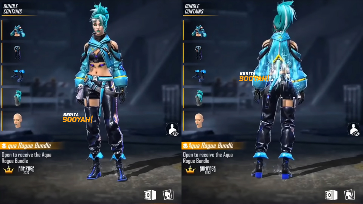 Dapatkan Bundle Aqua Rogue FF Gratis di Dalam Event Rampage: United ...