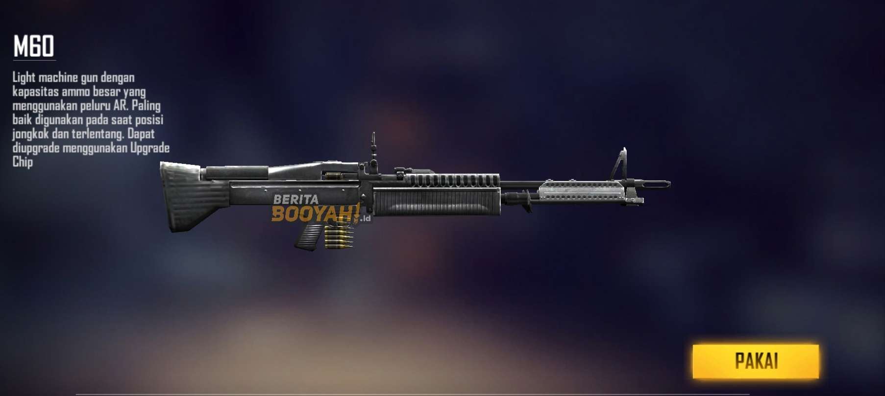 Mengenal 4 Senjata Tipe Light Machine Gun Dalam Game Free Fire (FF)!