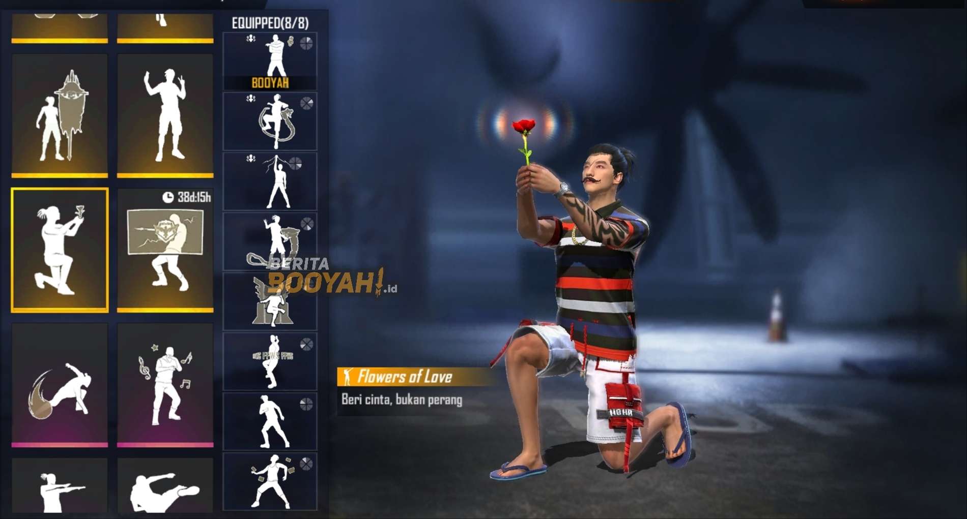 Bertemakan Cinta, Deretan Emote Free Fire (FF) Ini Cocok Dipakai Gombal ...