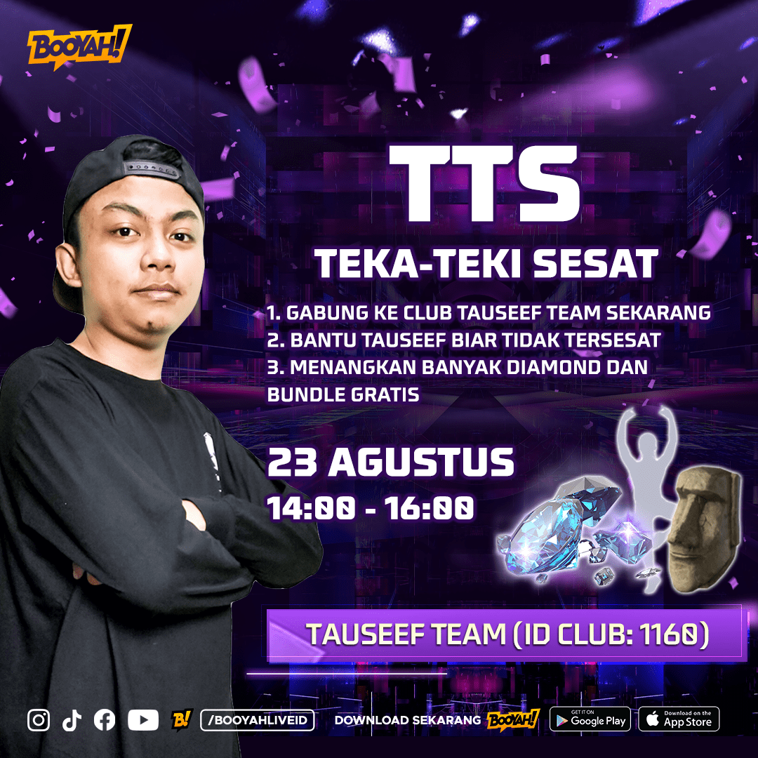 Mr Tauseef Bagi Diamond dan Hadiah Lainnya di BOOYAH! Club, Ini Cara ...